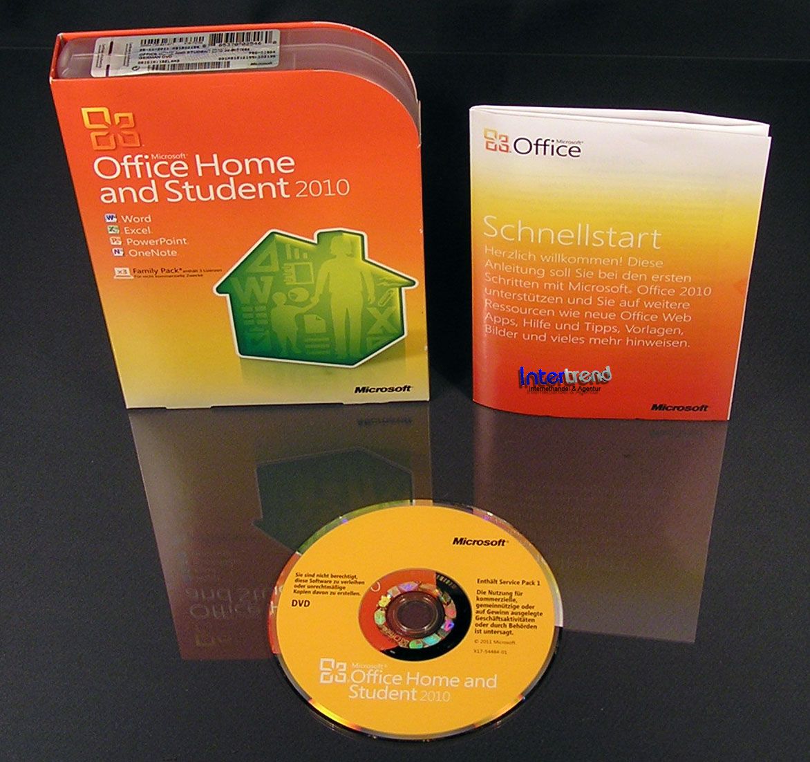 Microsoft Office Home and Student 2010 Full Version 3 PC Box, DVD + sp1 ...